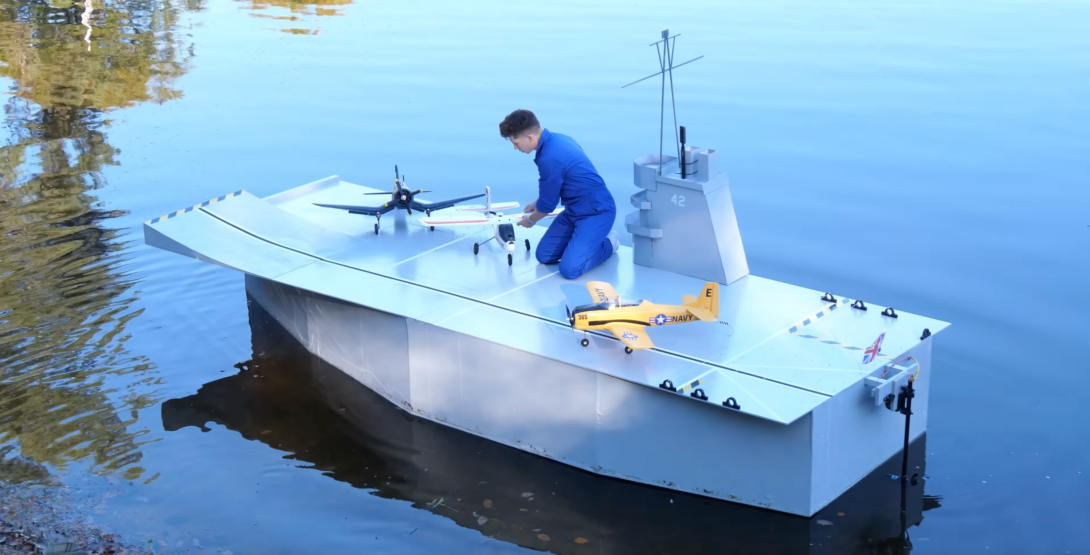 Building the Worlds Largest Remote Control Aircraft Carrier – Project Air